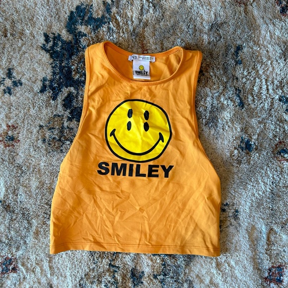 Zara | Tops | Zara Smiley Tank Size Medium | Poshmark